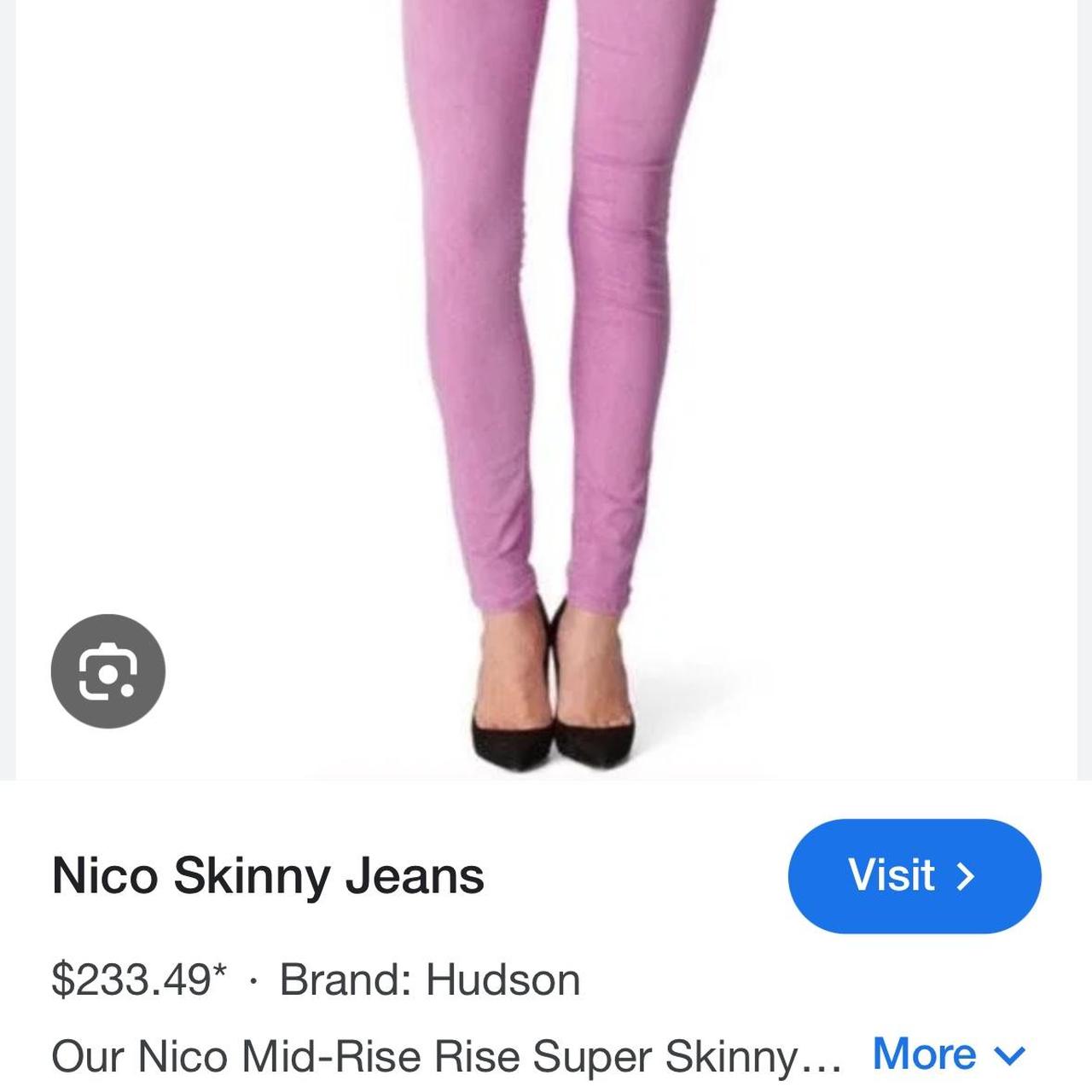 Purple Hudson skinny jeans #skinnyjeans Nico mid... | Depop