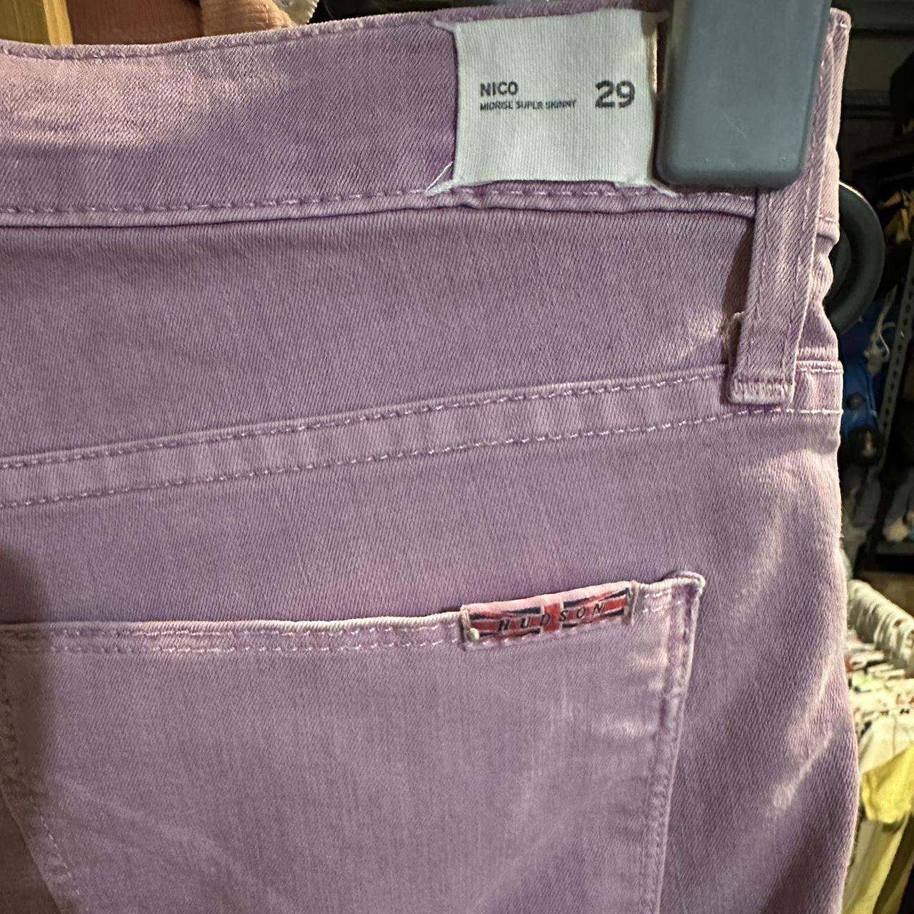 Purple Hudson skinny jeans #skinnyjeans Nico mid... | Depop