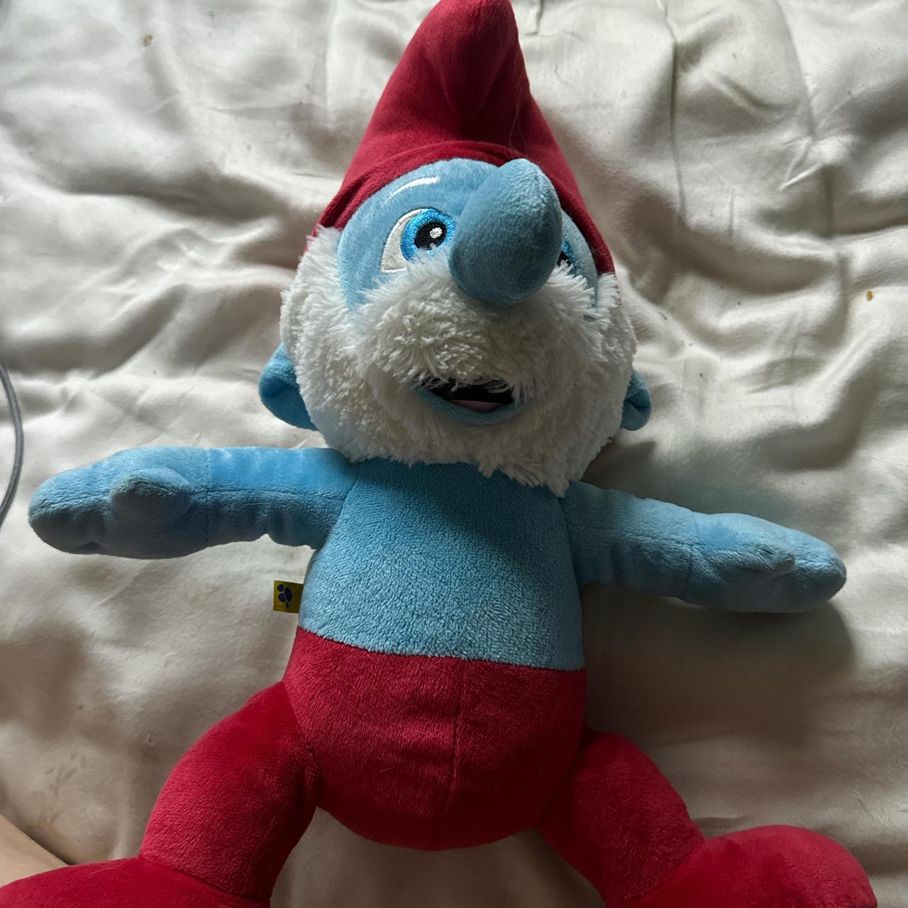 12" Smurf plush Build a bear #Smurf #Buildabear | Depop