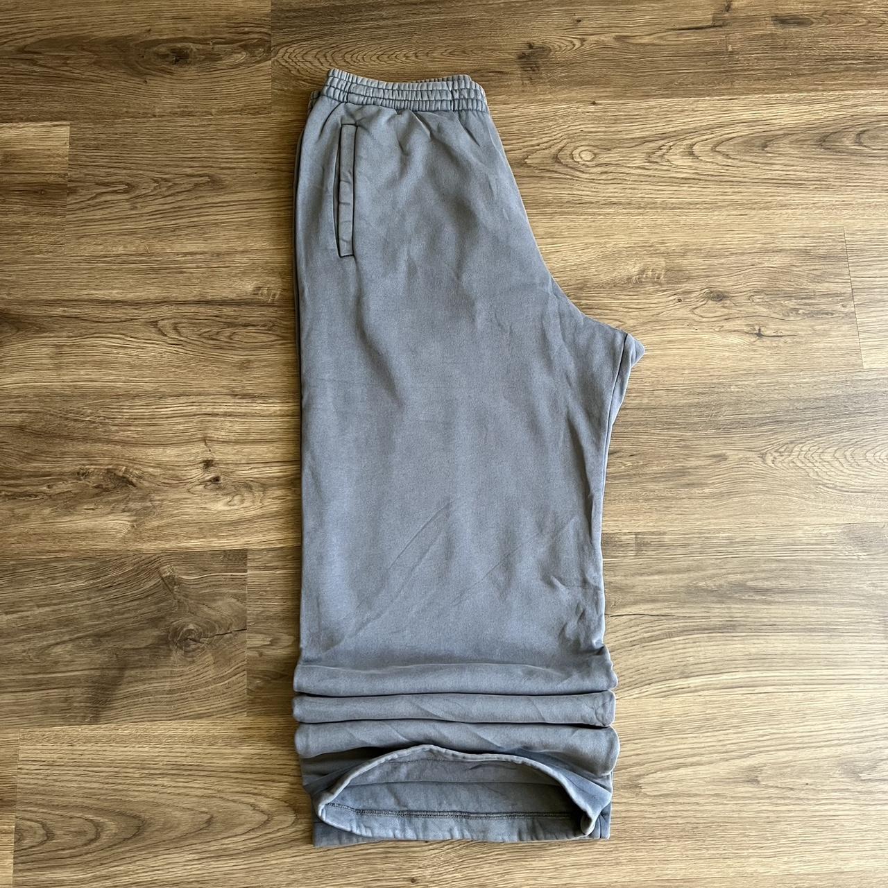 YGEBB Wide Leg Double Layered Sweatpants Poetic Grey... | Depop