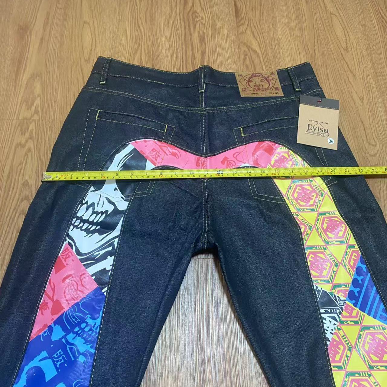 Evisu Jeans Letter New never worn Available sizes:... | Depop