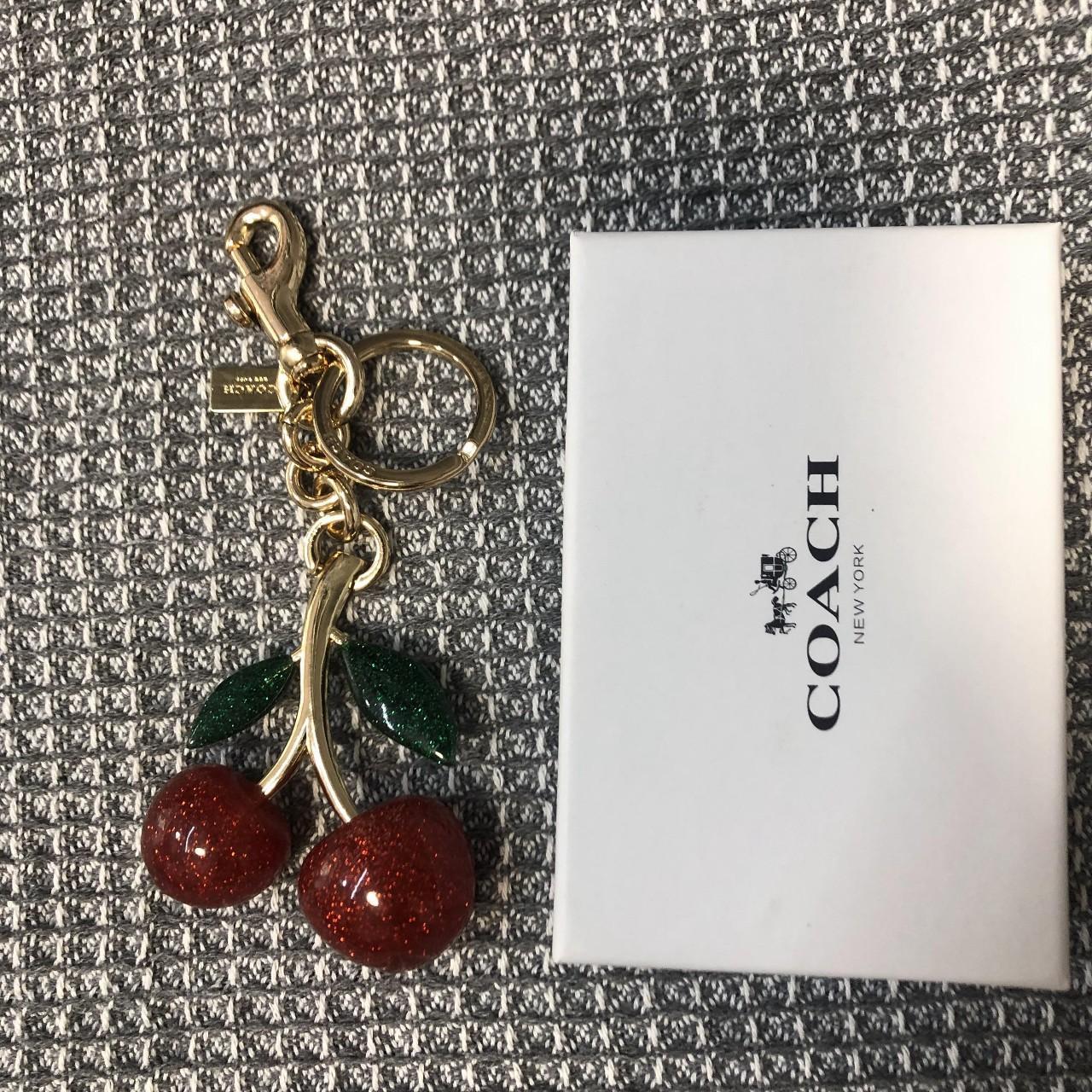 Coach Cherry Resin Bag Charm It's cute key chain... - Depop