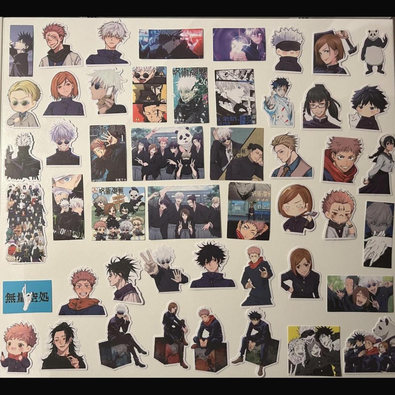 jujutsu kaisen stickers 49 stickers #jjk... - Depop