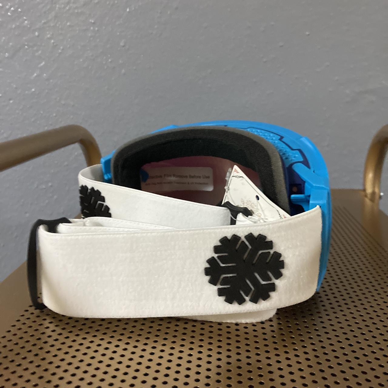 Blue and blacks goggles with a streetwear vibe. New... | Depop