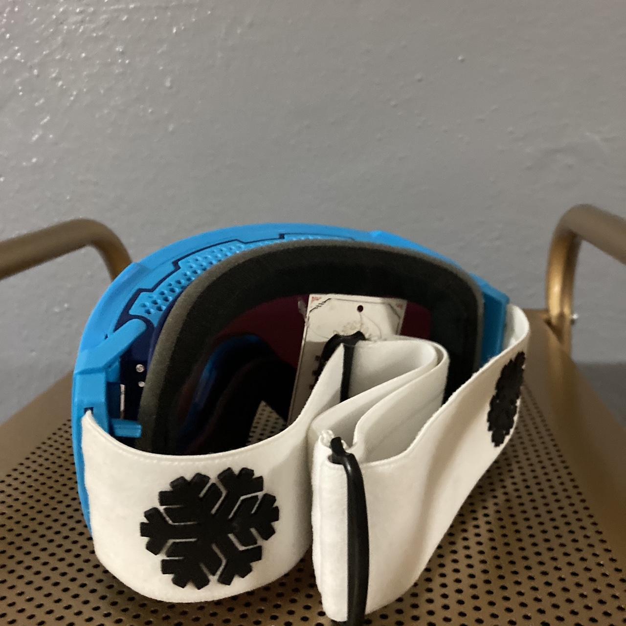 Blue and blacks goggles with a streetwear vibe. New... | Depop