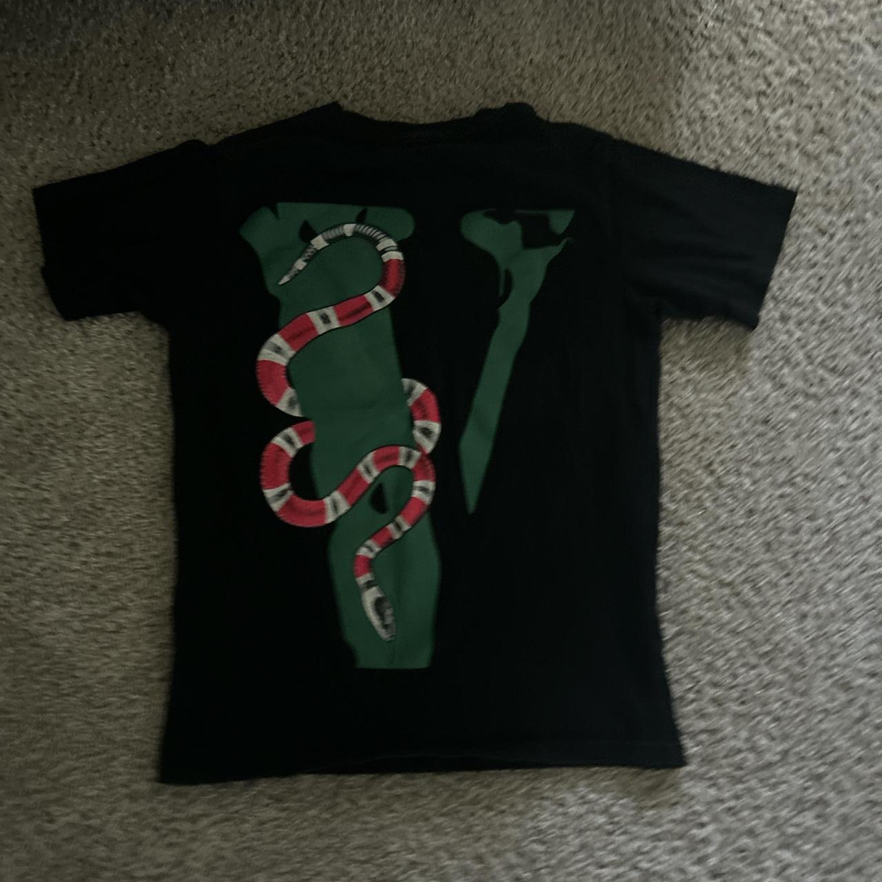 Black and green Vlone x Snake tee #skater | Depop