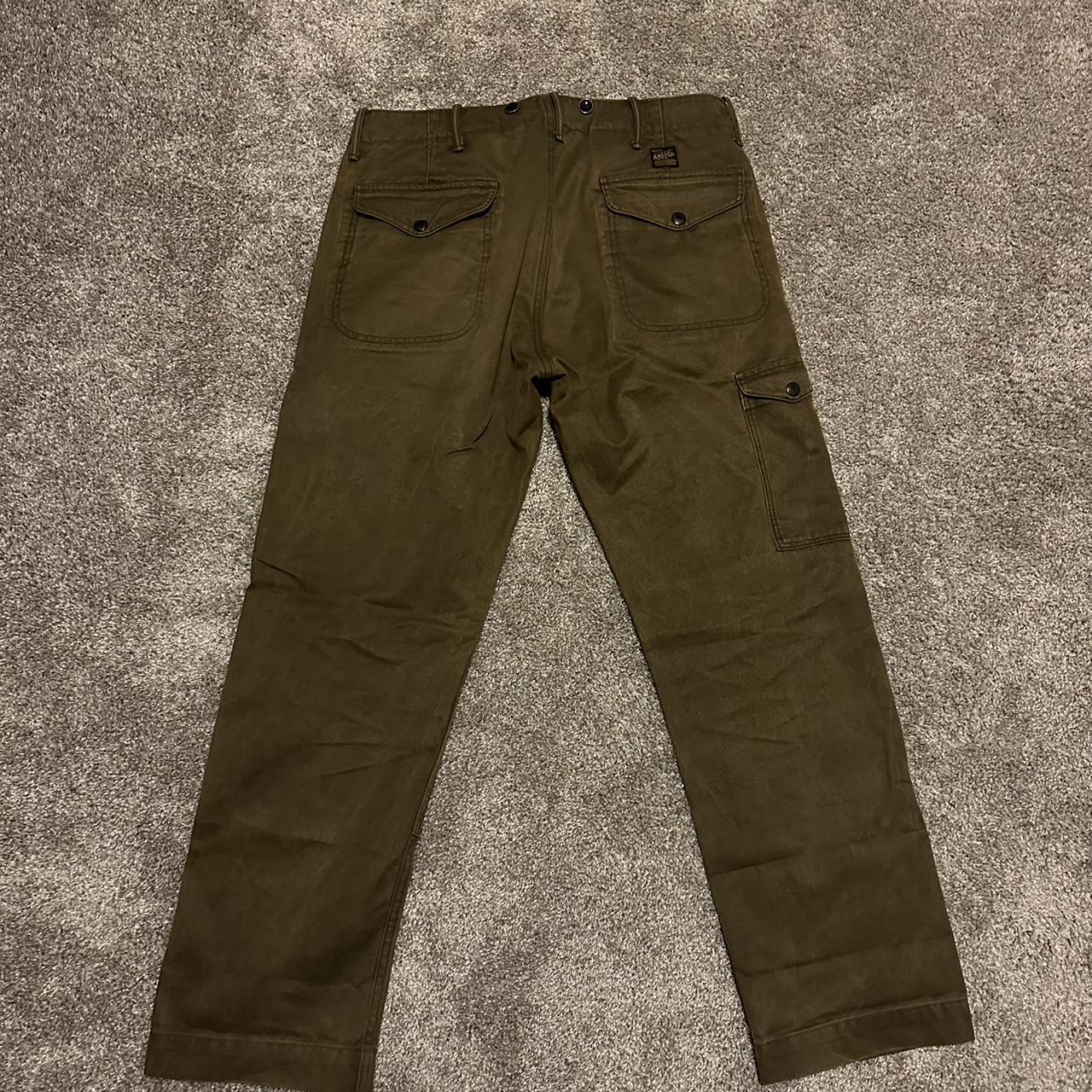 RRL field chinos with a unique, heavy duty fabric... - Depop