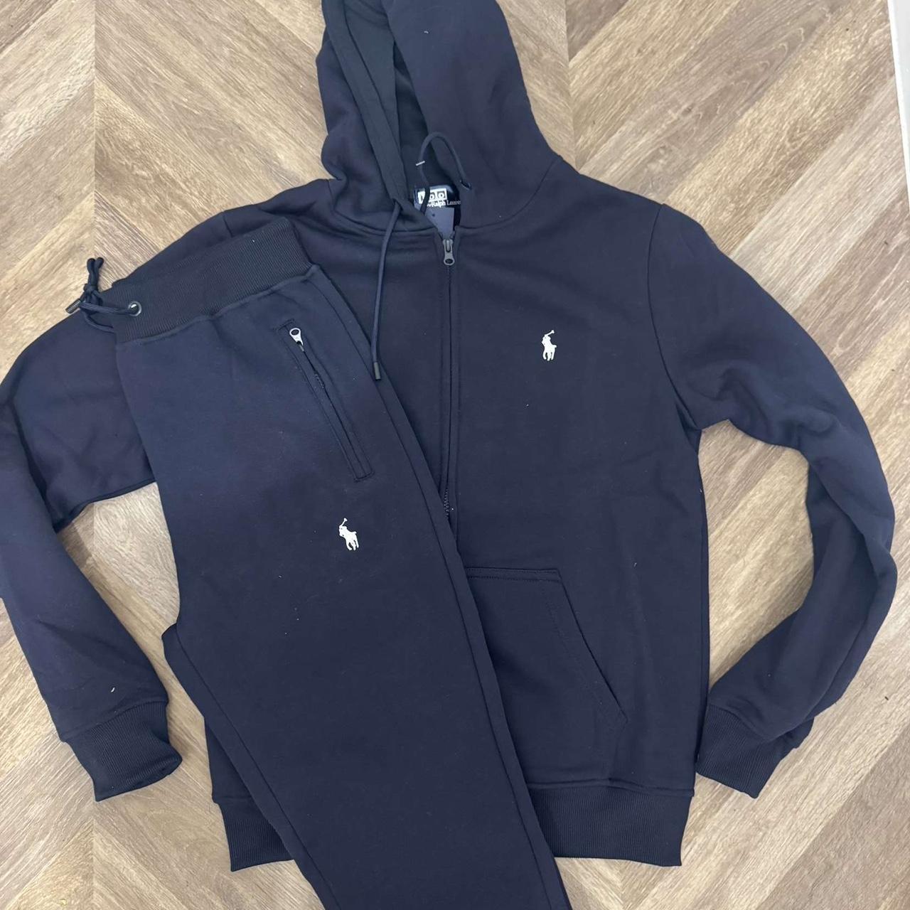 Navy polo Ralph Lauren tracksuit Size medium - Depop