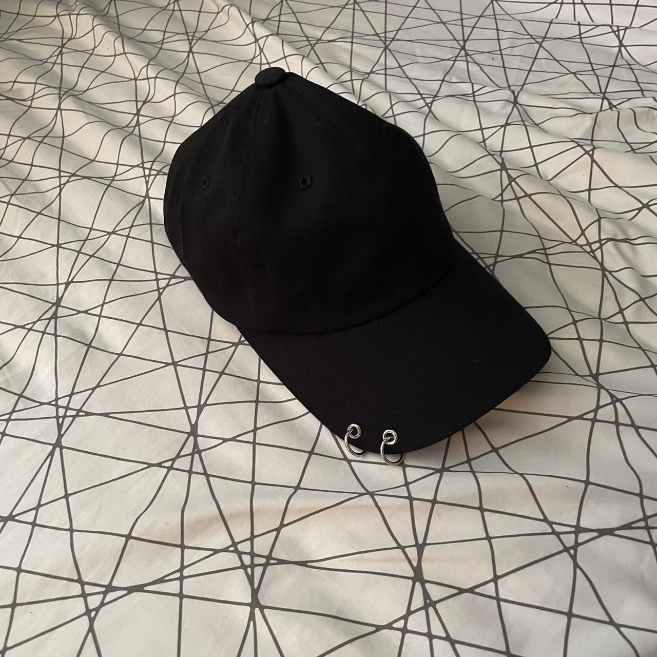 Double piercing ring hat, adjustable... - Depop