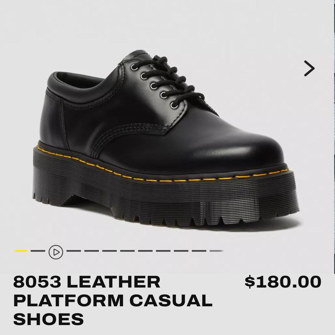 Dr. Martens 8053 LEATHER PLATFORM CASUAL SHOES size... | Depop