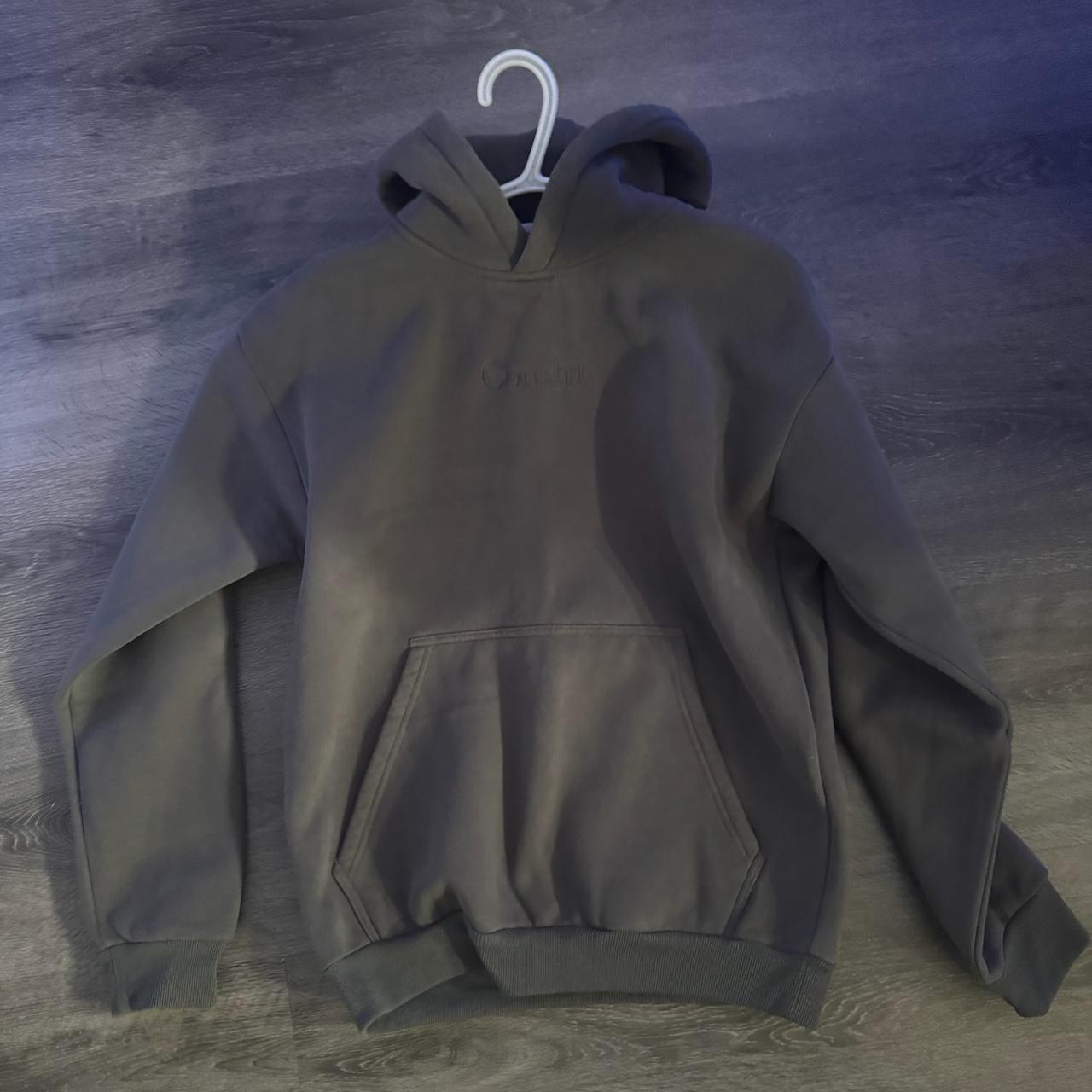 grey comfrt hoodie -worn once -same day shipping... | Depop