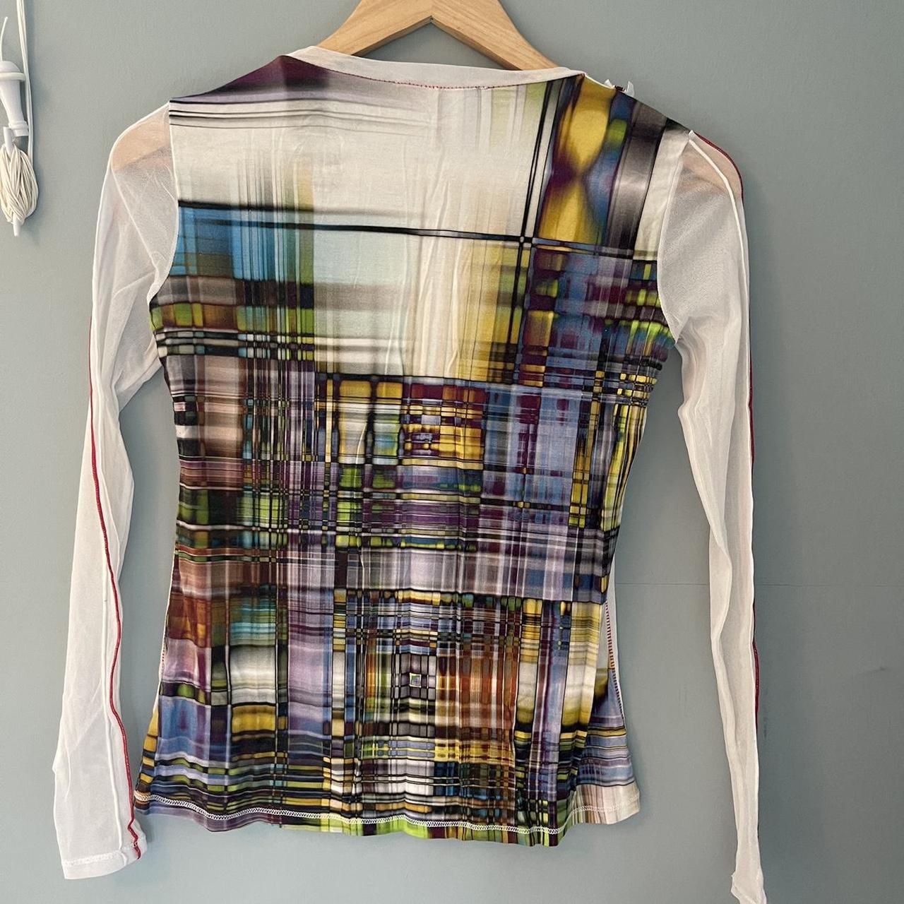 The cutest ever French size 6 patterned long sleeve... - Depop