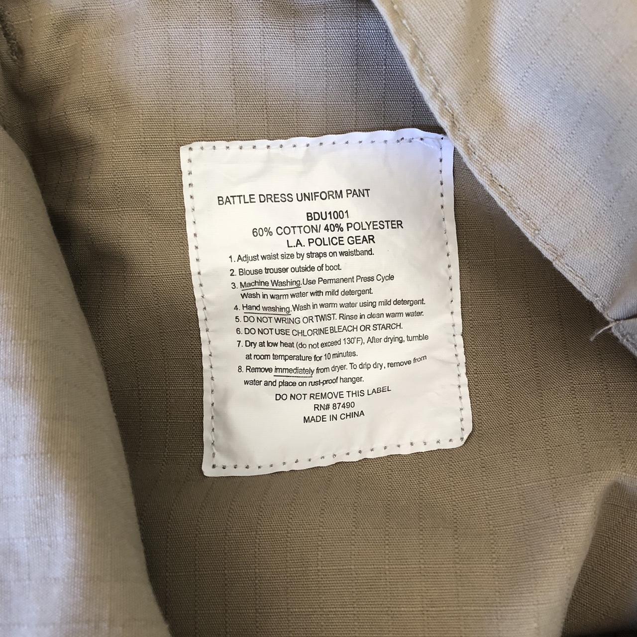 BDU pants LAPD issued BDU cargo style pants in... - Depop