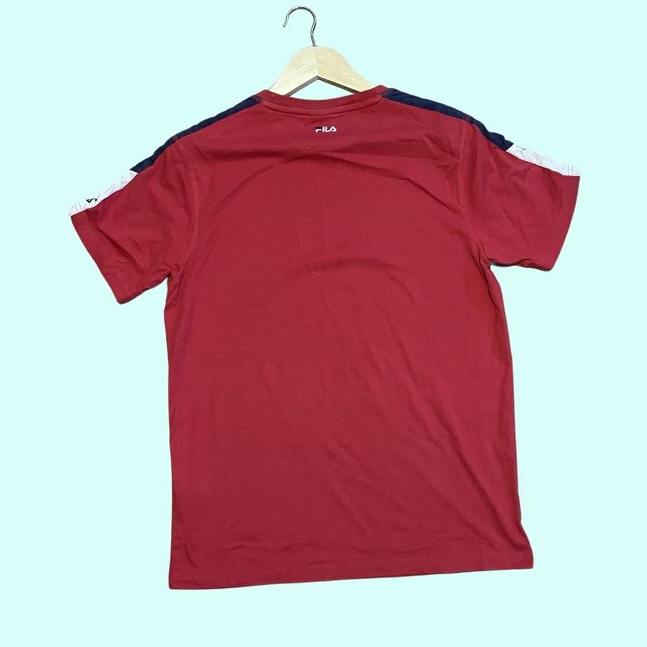 Fila Men's Red T-shirt | Depop