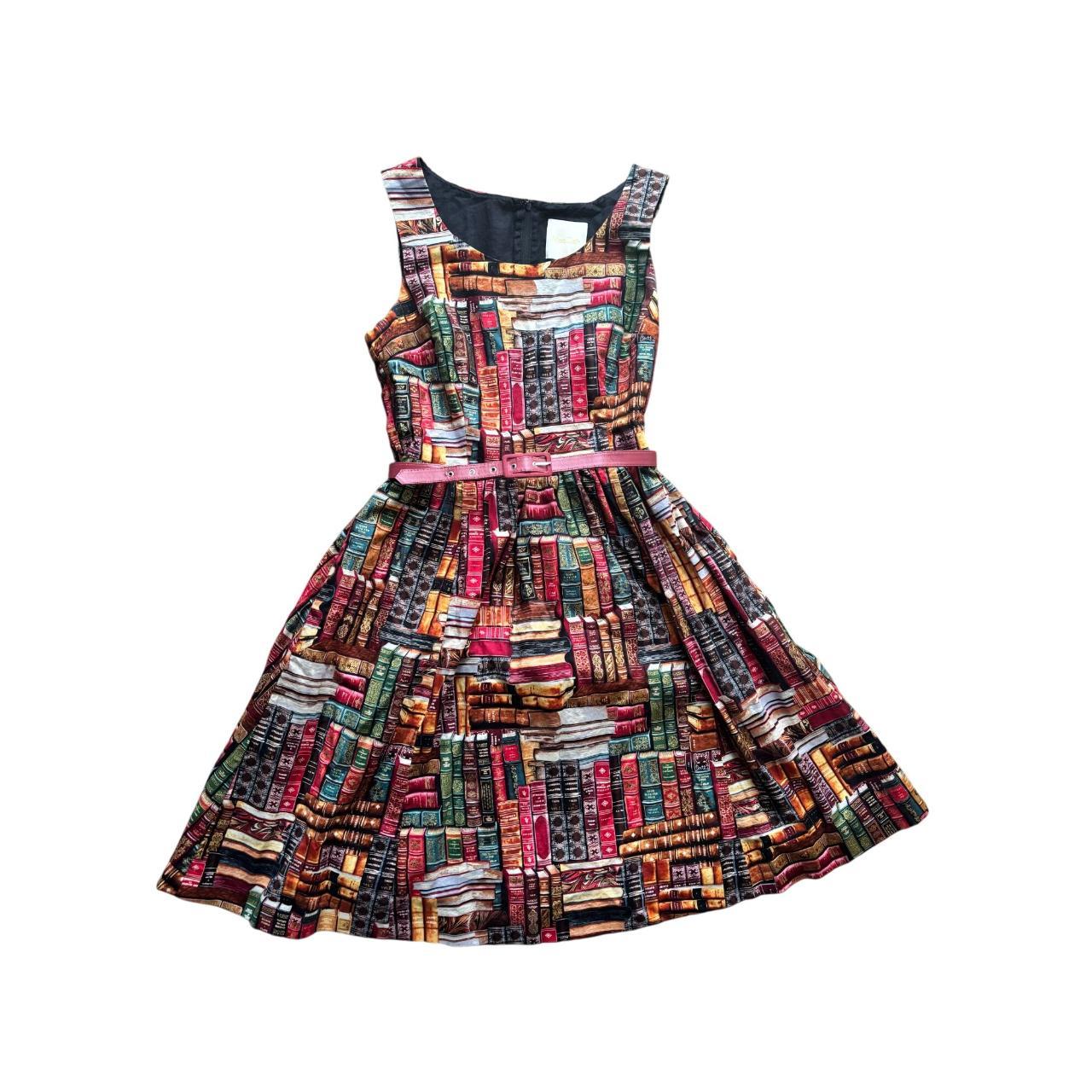 Modcloth Archive Got The Power Book Print Dress Size... | Depop