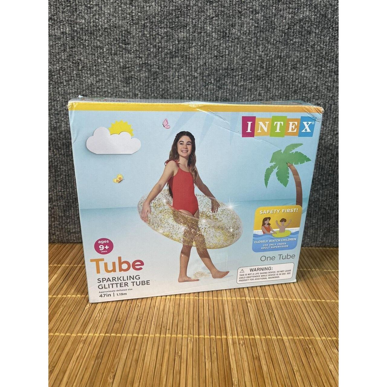 🔥NEW🔥Intex Tube Sparkling Gold Glitter Tube,... | Depop