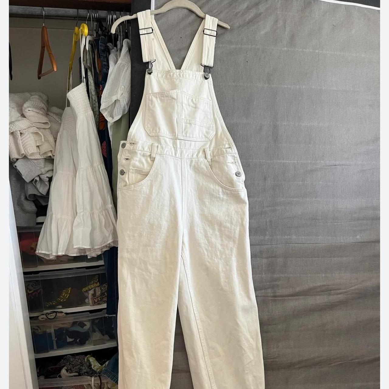 #brandymellville #overalls Cream color size S (... - Depop