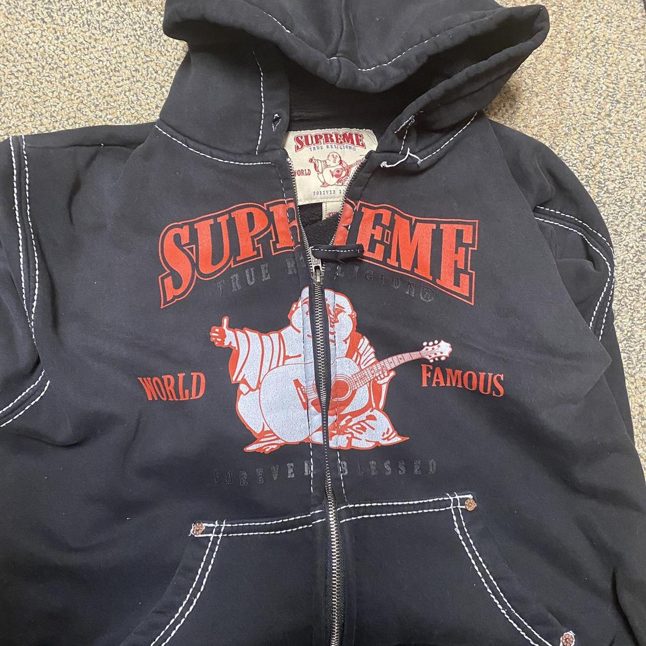 True Religion x Supreme Collaboration Jacket Red... - Depop