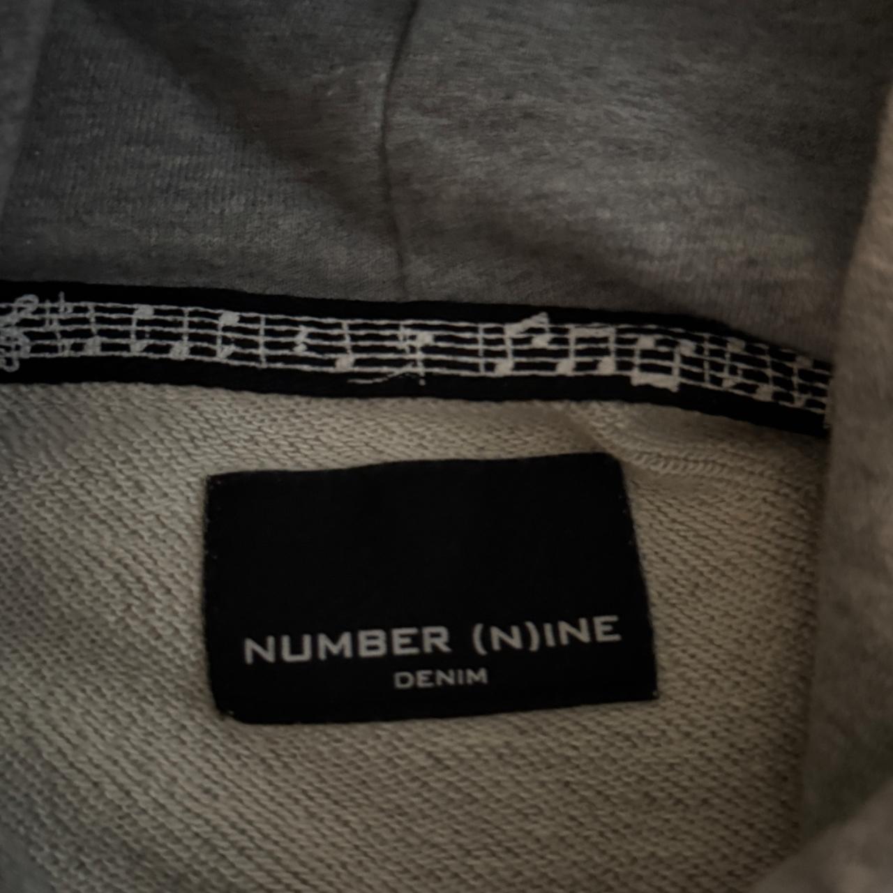 Number nine denim logo hoodie Cool design Size M... | Depop