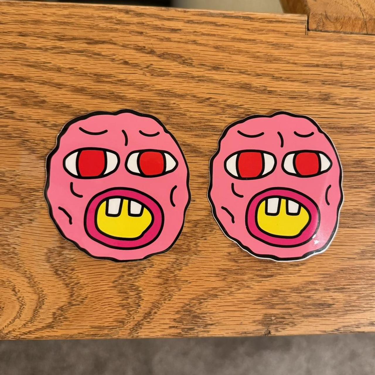 2 cherry bomb stickers golf wang | Depop