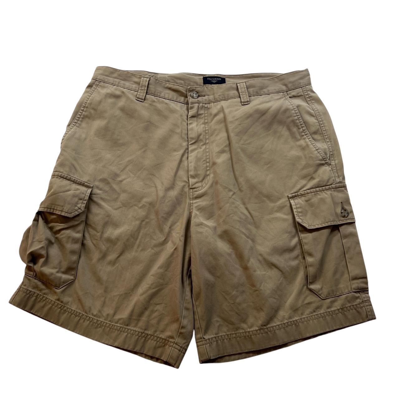 Dockers cargo shorts Tan Label size... | Depop