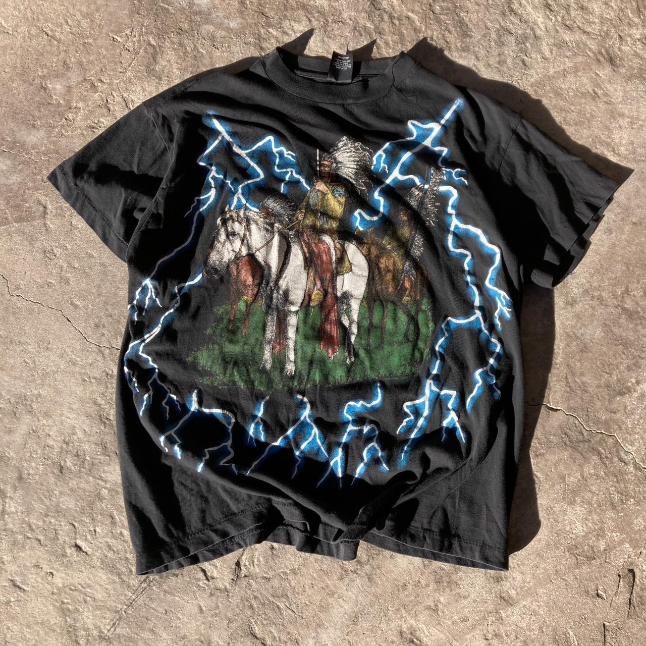 Native American Thunder AOP Shirt Size: XL In... | Depop