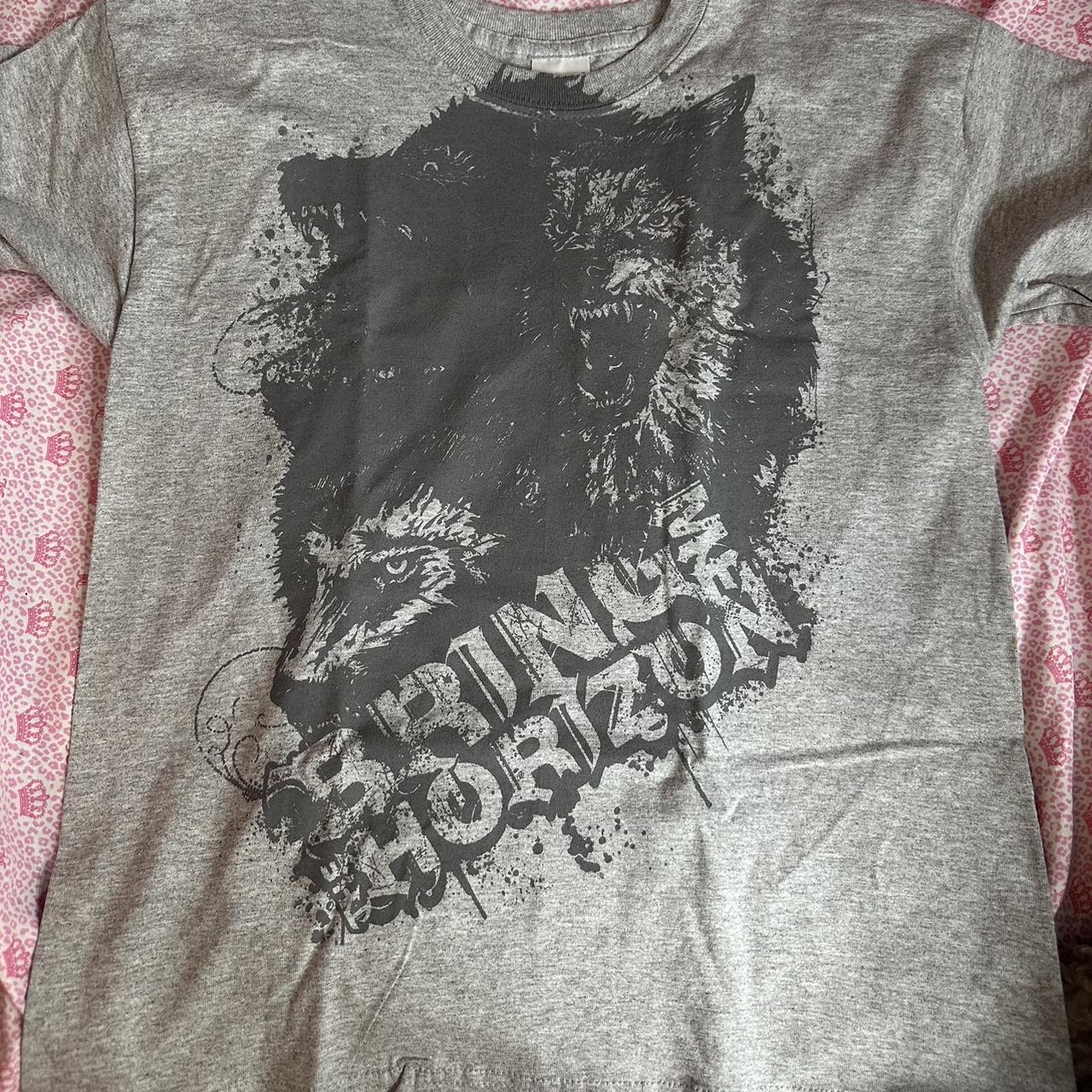 Rare bring me the horizon tee☠️ Youth large but can... | Depop