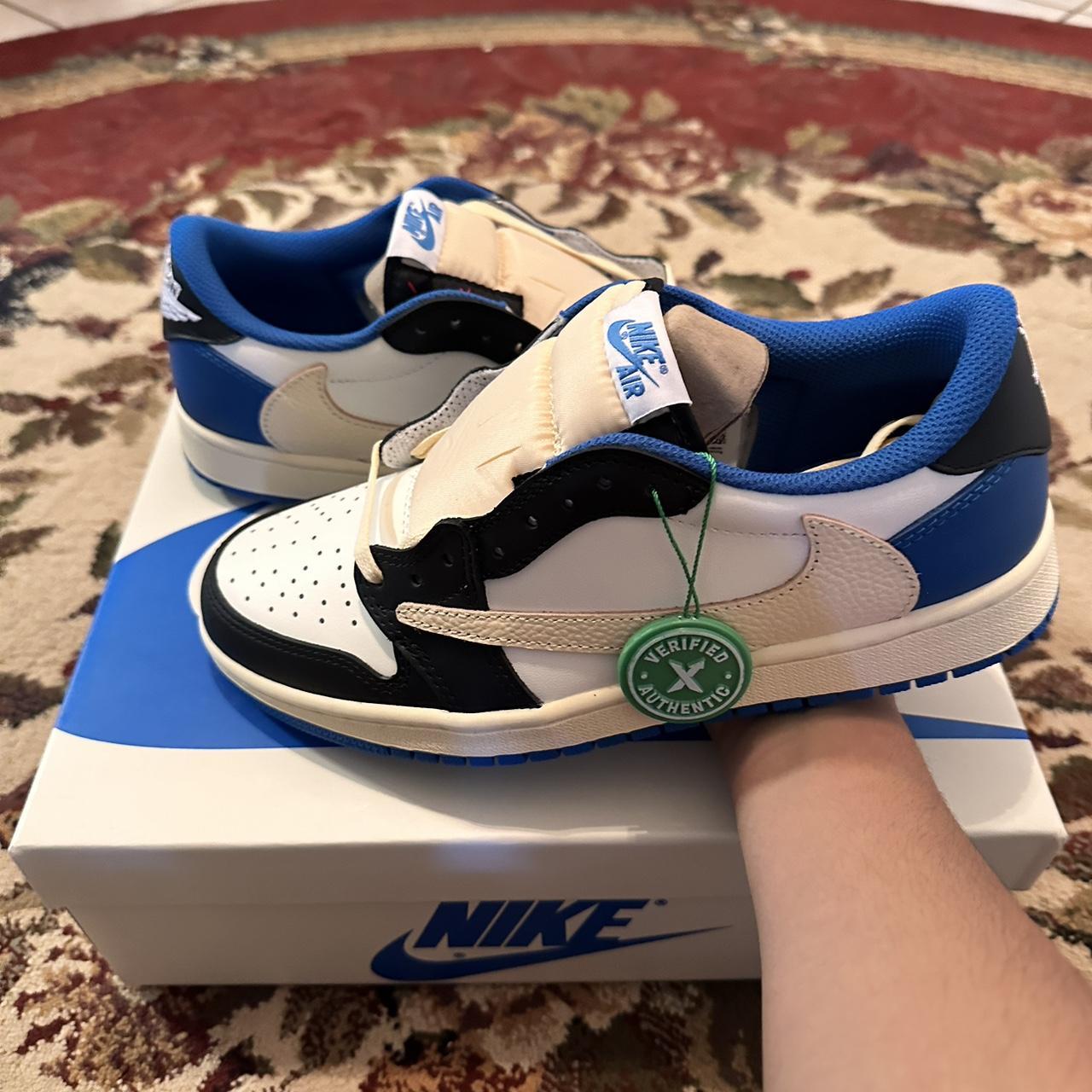 Jordan 1 Retro Low OG SP Fragment x Travis Scott - Depop