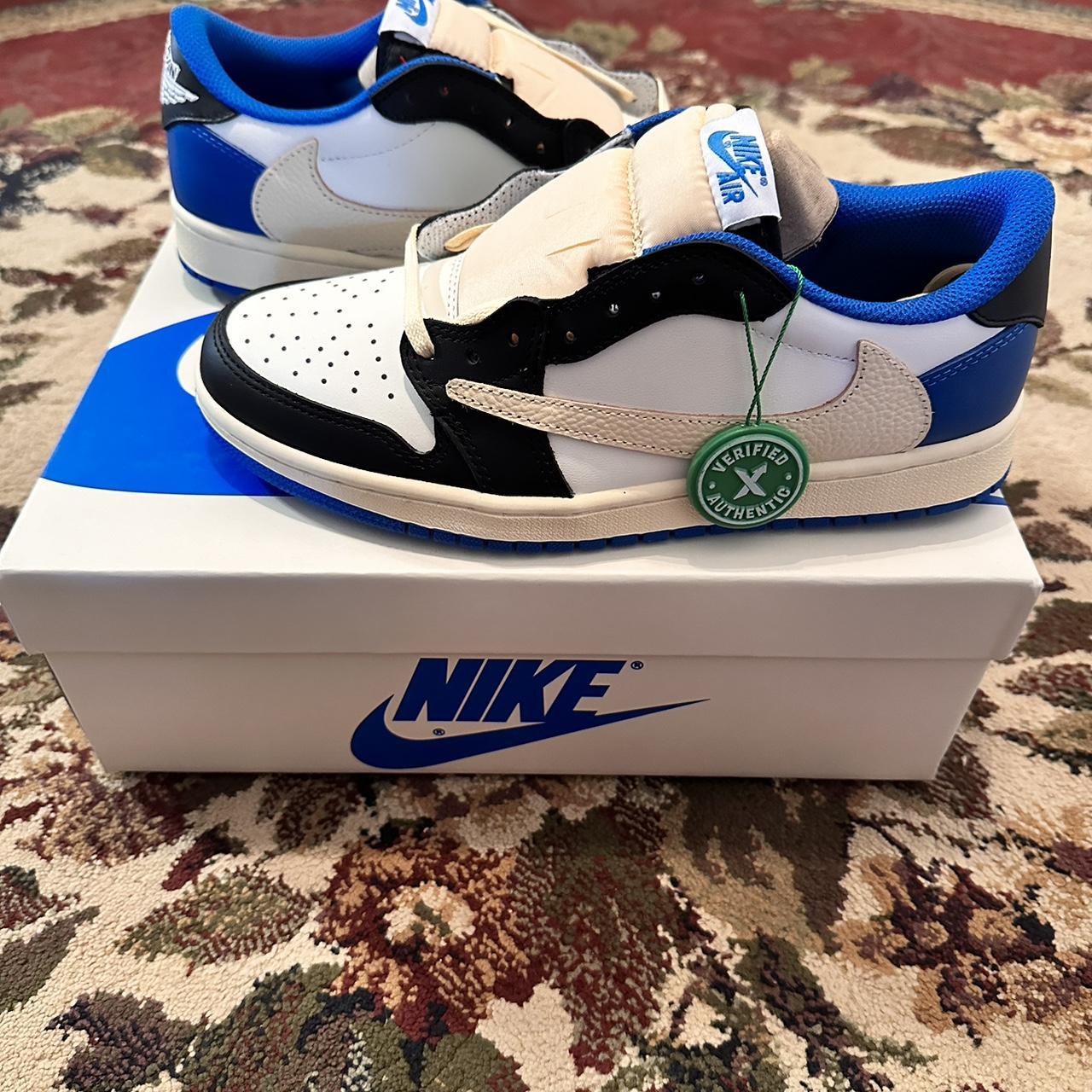 Jordan 1 Retro Low OG SP Fragment x Travis Scott - Depop