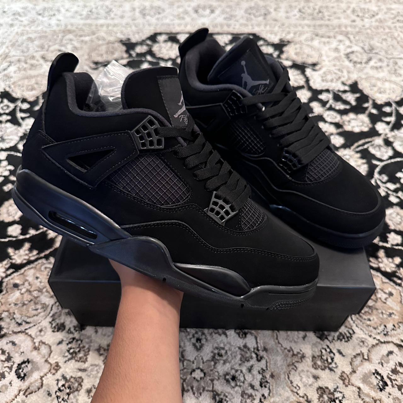 Jordan 4 black cats - Depop