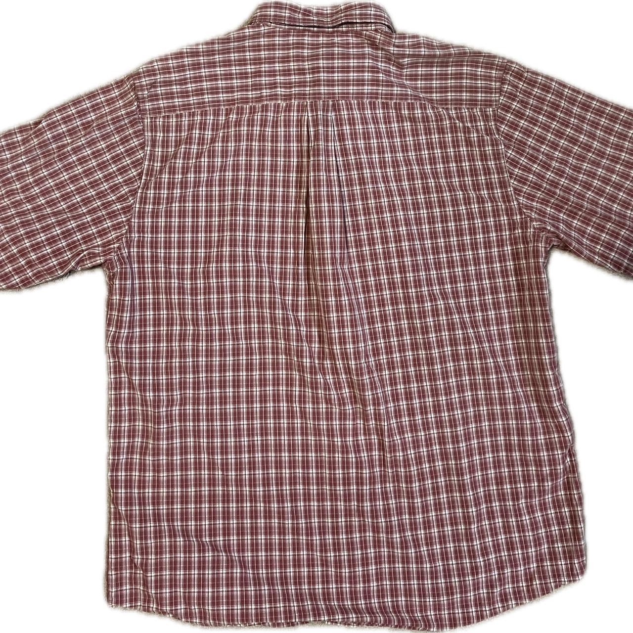 Carhartt Red Flannel short sleeved shirt Good... - Depop