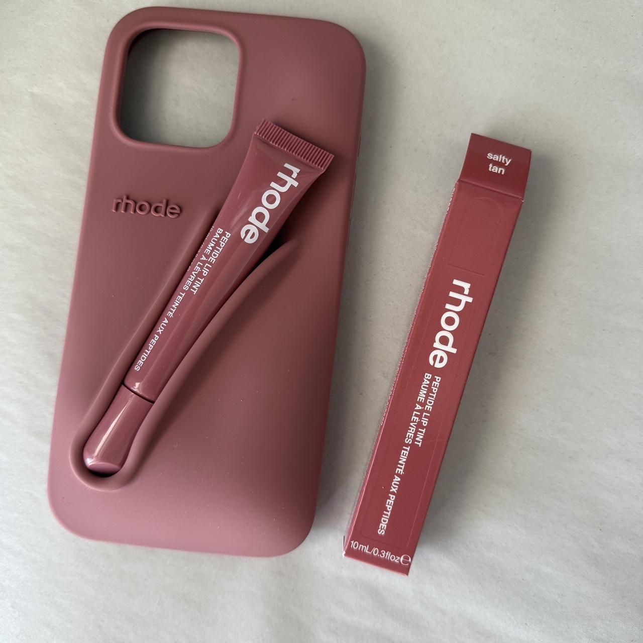Rhode salty tan iphone 16 pro max+lip tint new... | Depop
