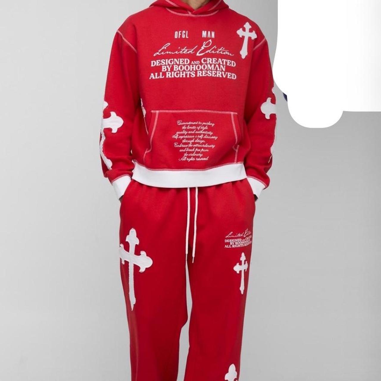 ️ Red matching set ️ €50 for both jumper and bottoms... | Depop