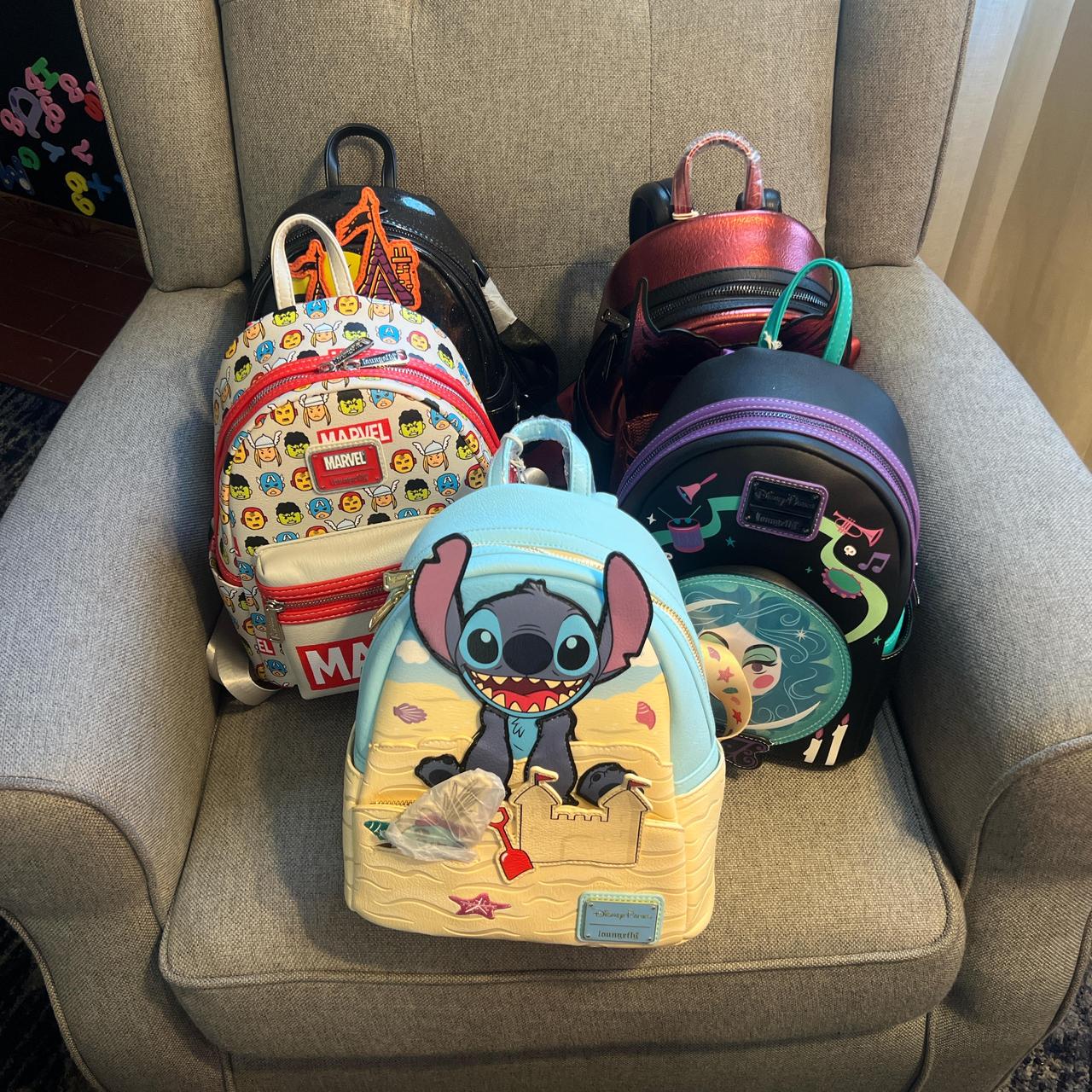 I have multiple Loungefly Backpacks original from... - Depop