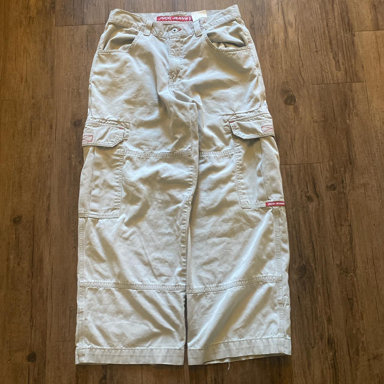 JNCO Crown Khaki Cargo Pants, Size 32/30 but fits... - Depop