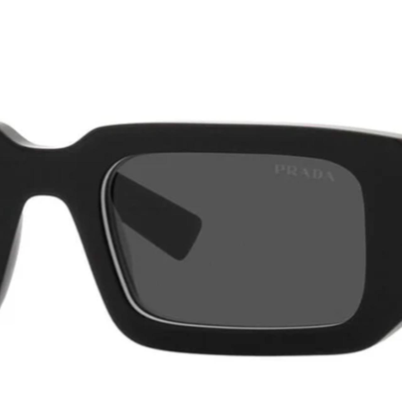 PRADA sunglasses PR 06YS 09Q5S0 This rectangular... - Depop