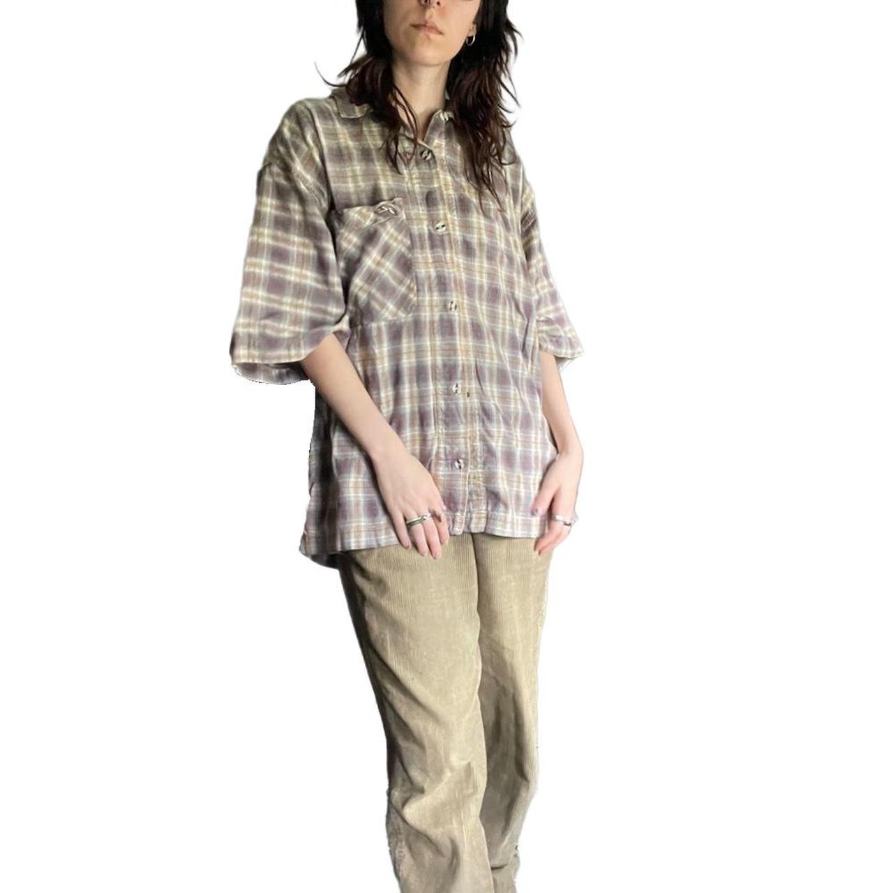 vintage oversized rusty brand flannel in... - Depop