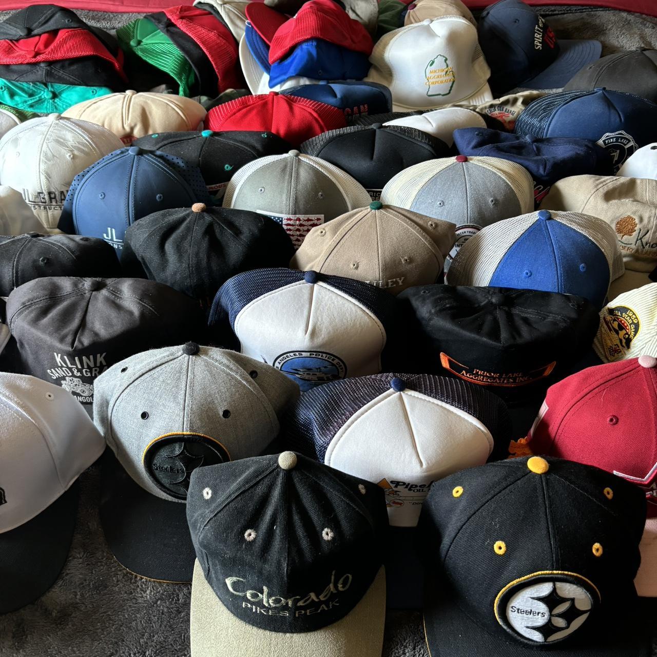 Mystery Box of 4 vintage hats - split between... - Depop