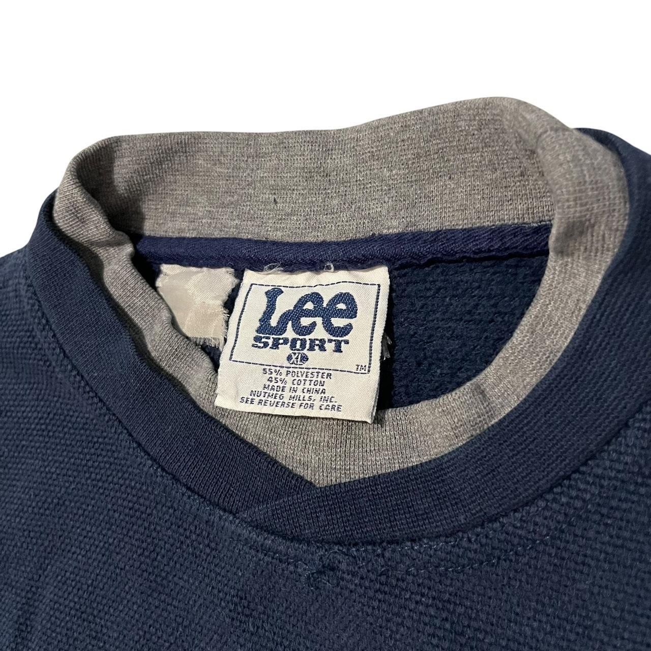 Lee Navy and white New York Yankees Lee sweatshirt... - Depop