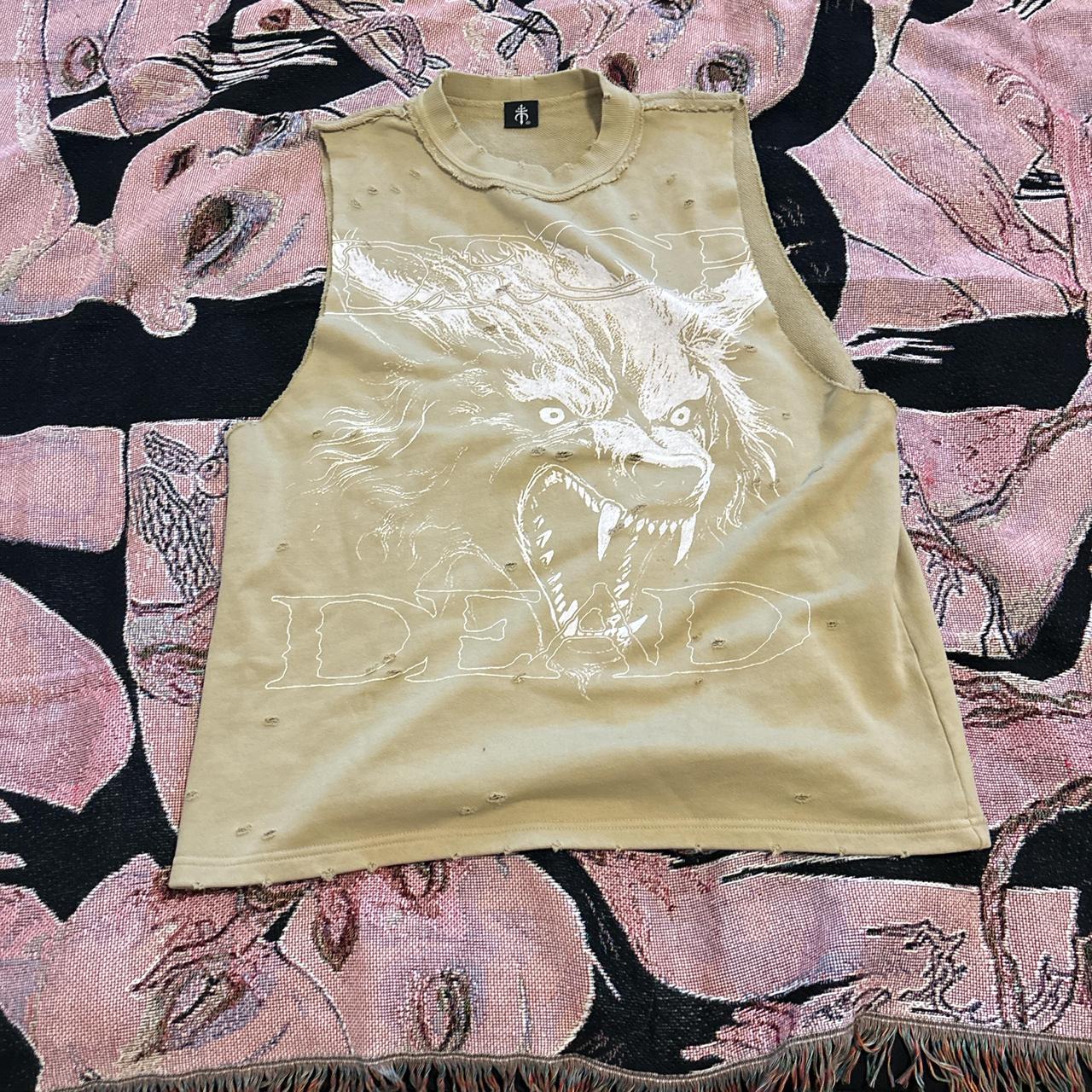 Drop dead wolf cut off Size medium Brand new never... - Depop