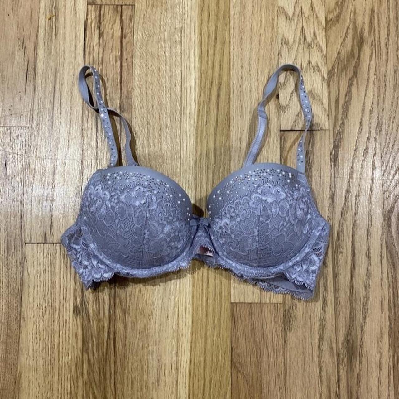 Victoria’s Secret bling grey bra! It has bling on... - Depop