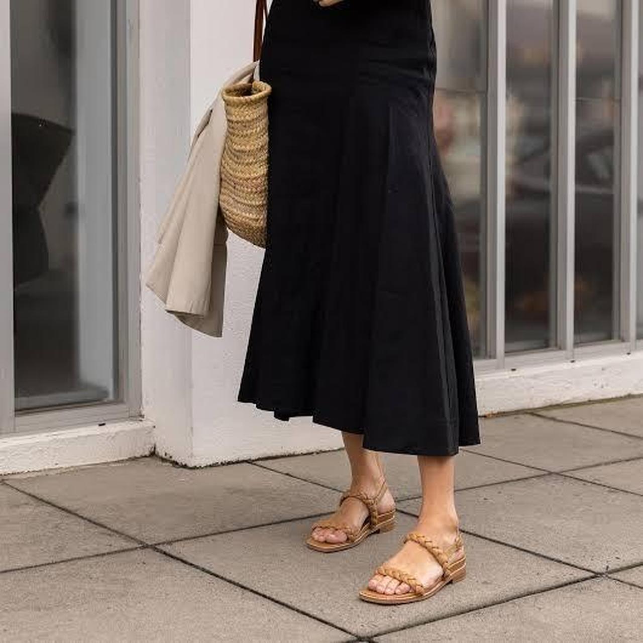 Bared Footwear Jaeger 2 Tan Leather Flat Sandals... - Depop