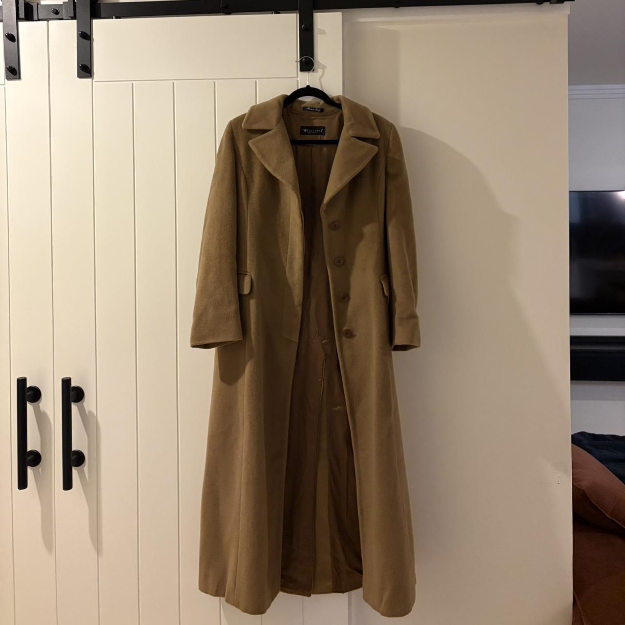 Tagliente Italian brown Wool coat – Size 36 in... | Depop