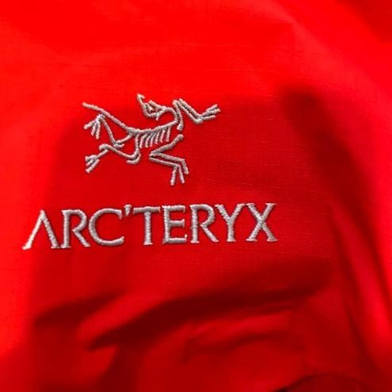 Red arcteryx jacket women’s large Women’s large... - Depop