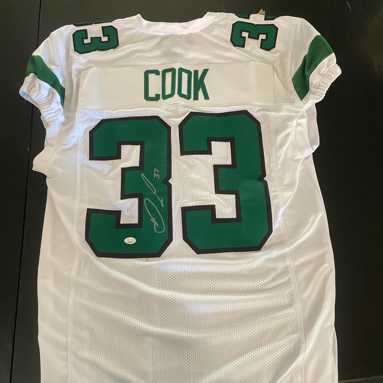 Signed Dalvin Cook New York Jets Jersey - Depop