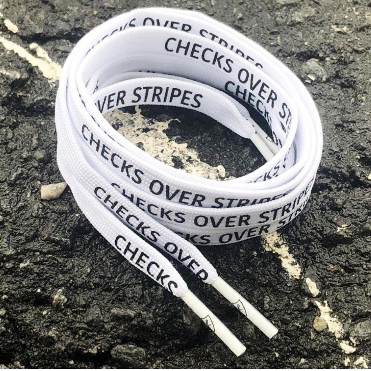 Out of stock CHECKS OVER STRIPES shoe laces. If you... | Depop