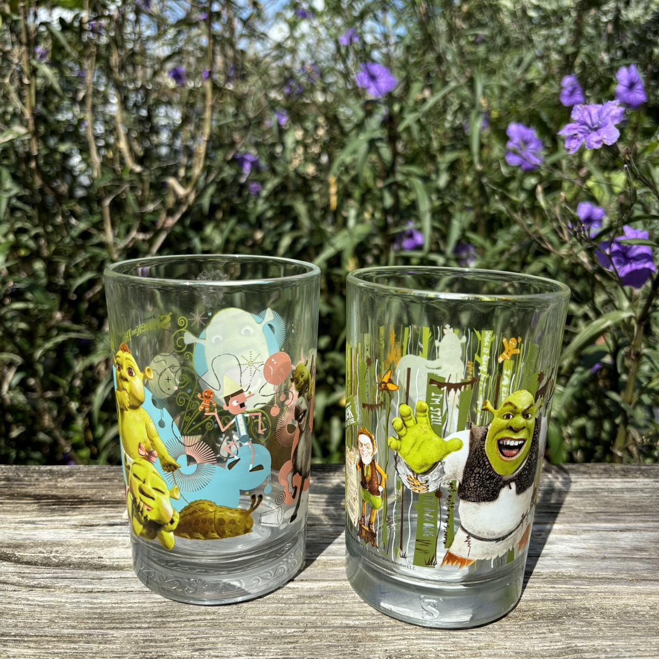 2007 Shrek glass cups! - Depop