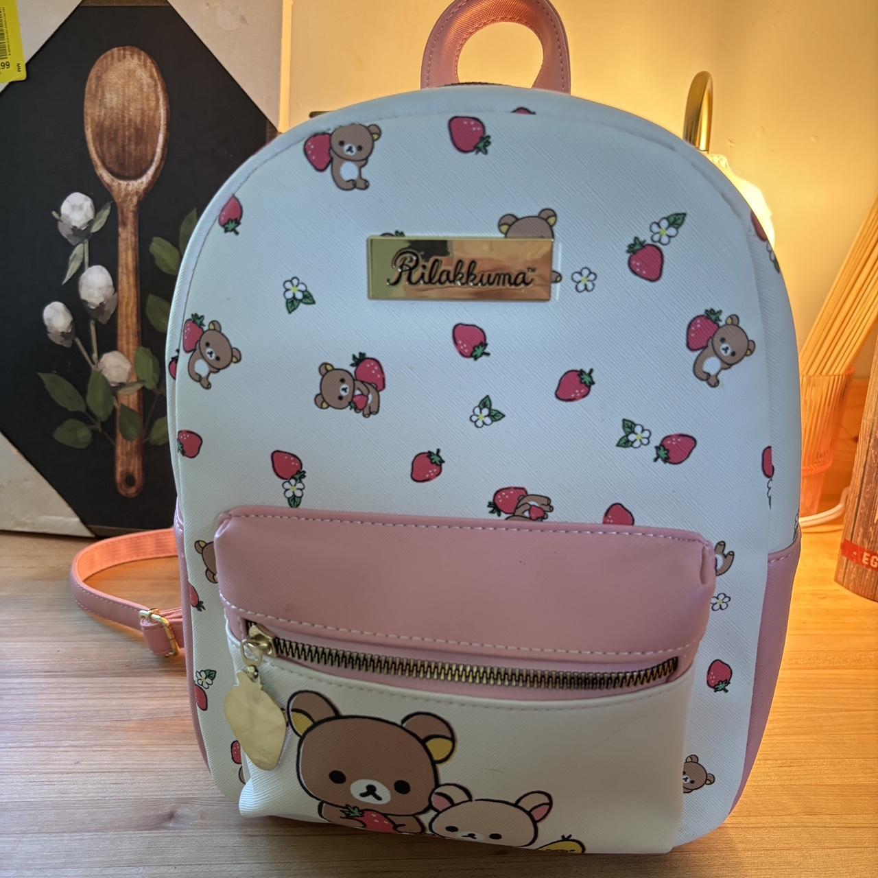 Mini Rilakkuma strawberry backpack #kawaii | Depop