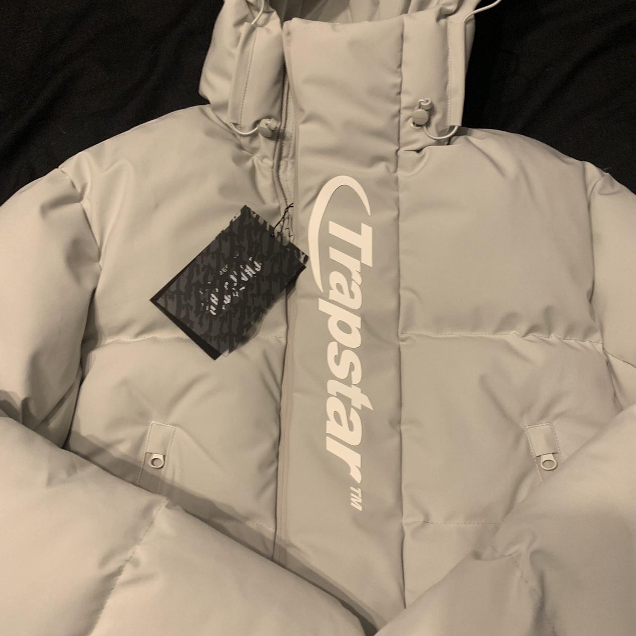 Trapstar Hyperdrive Technical Puffer “Grey” - S -... - Depop