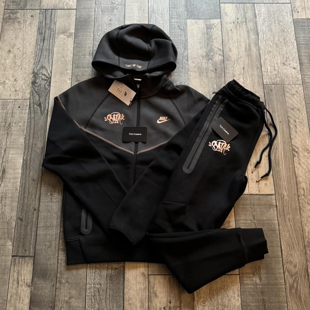 Nike Tech Fleece x SYNA “Black/Copper” - XS... - Depop